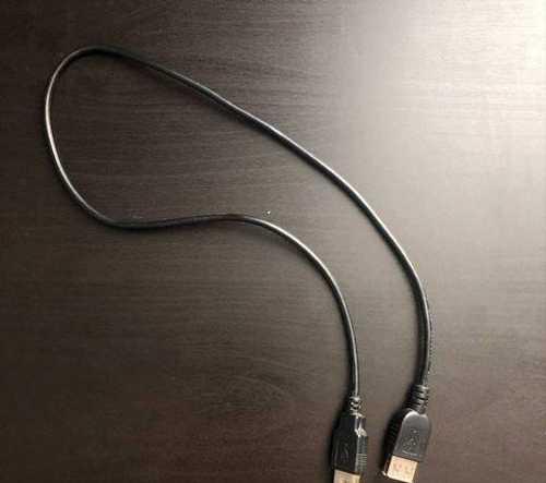 Кабель USB Type-A(M) - Type-A(F)