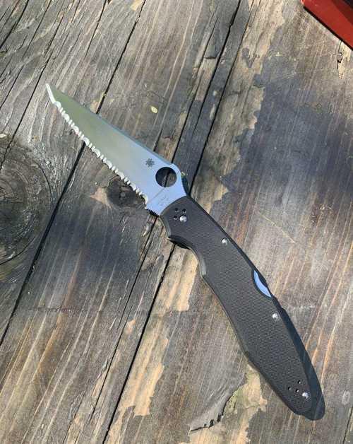 Нож Spyderco Police 3, G-10 Handle,Serrated