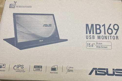 Новый портативный монитор Asus MB169+ FullHd