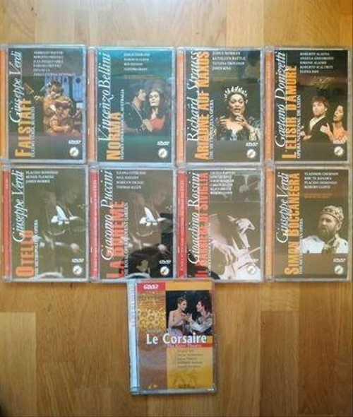 Опера, Балет, коллекция 9 DVD, стекло