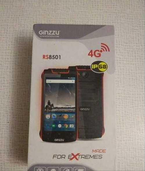 Ginzzu RS8501 защищённый смартфон
