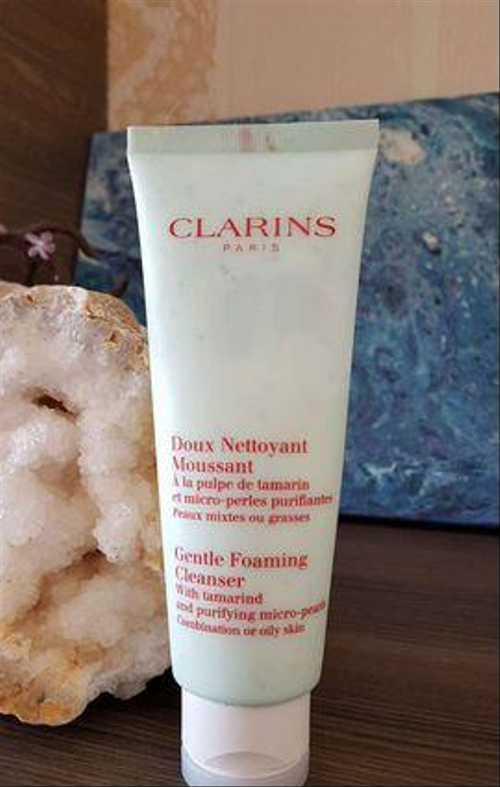 Clarins очищающий пенящийся крем для лица