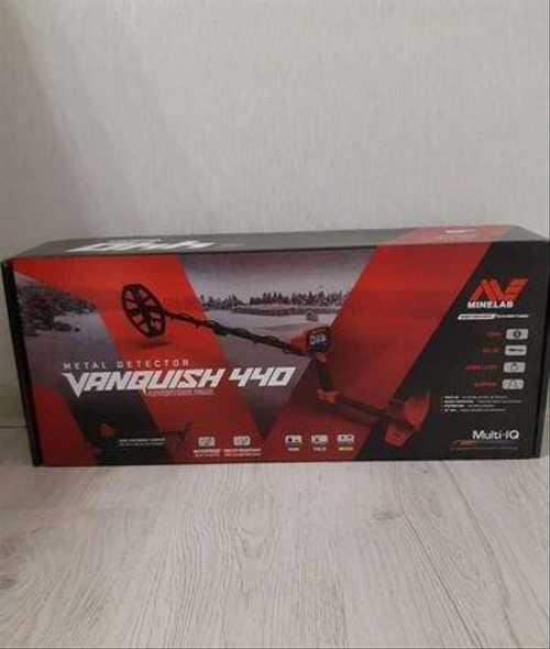 Металлоискатель minelab vanquish 440 бу