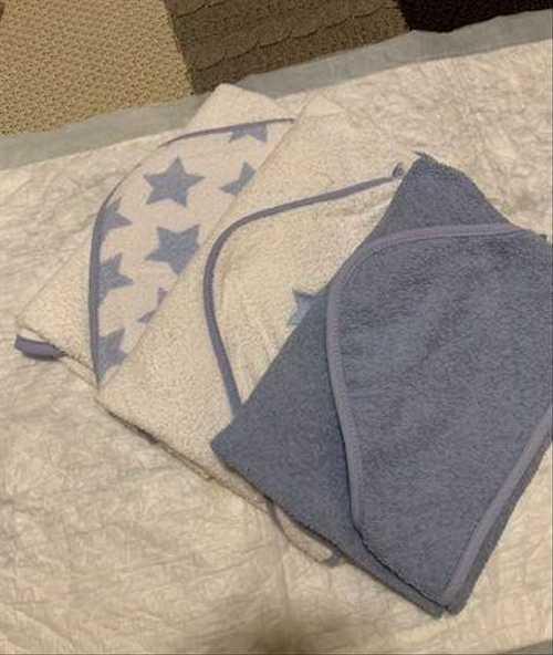 Полотенце детское с капюшоном новое Mothercare