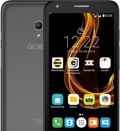 88400014 Смартфон Alcatel 5045D Pixi 4 4G 8Gb серы