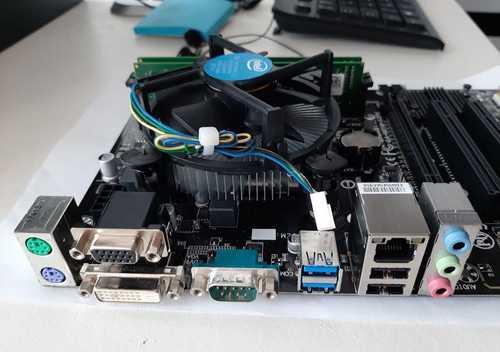 Плата Gigabyte H81M-S2PV/i3-4170/4gb ddr3