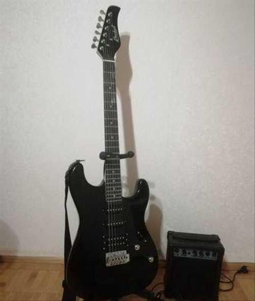 Электрогитара rocket + Комбоусилитель fabio G10