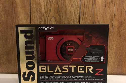 Аудиокарта новая Sound Blaster Z