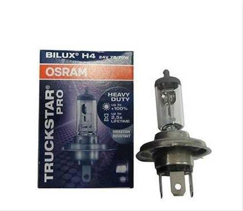 Автолампа osram H4 24V 75/70W P43t +100 Truckstar