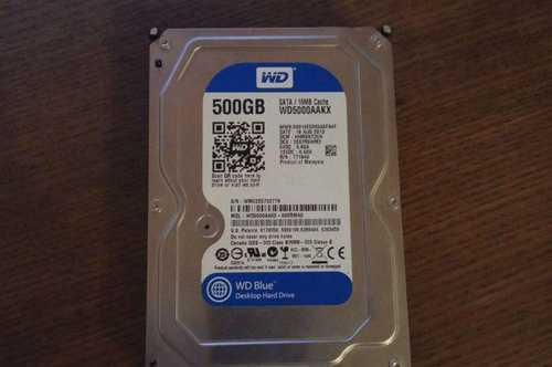 Жесткий диск WD Blue 500гб рабочий