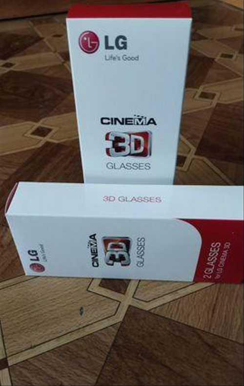 Очки 3d фирмы lg 4 пары