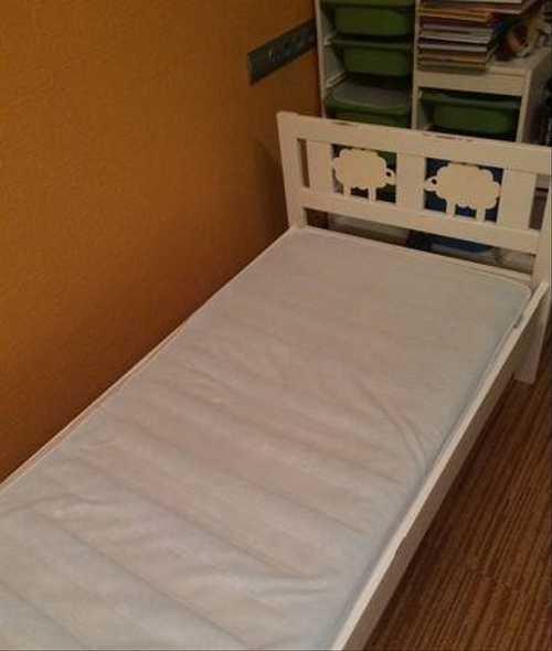 Кровать детская с матрасом икеа