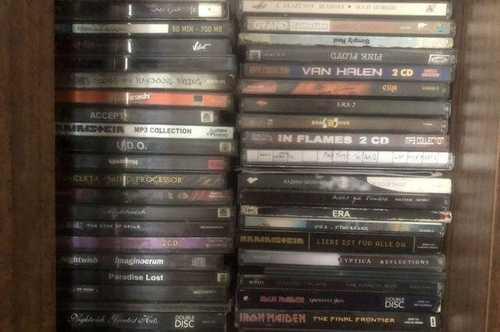 Коллекция CD дисков heavy metal