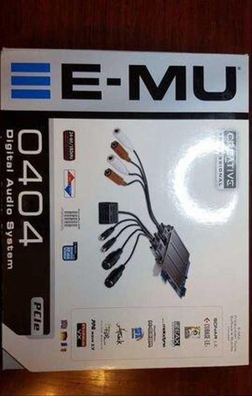 Digital Audio System E-mu 0404 pci