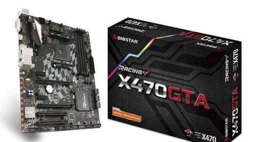 Продам комплект biostar X470GTA, ryzen 2600x