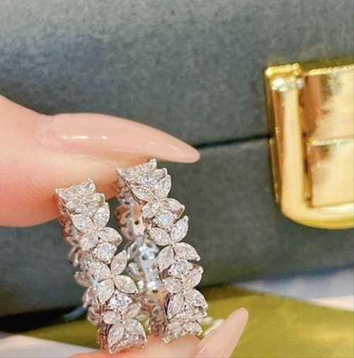 Обручальные кольца Tiffany 4.5 ct 11 гр