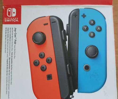 Joy con + ремешки в идеальном состоянии