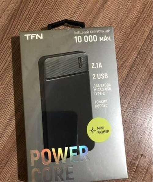 Внешний аккумулятор TFN 10000mAh Power Core Black