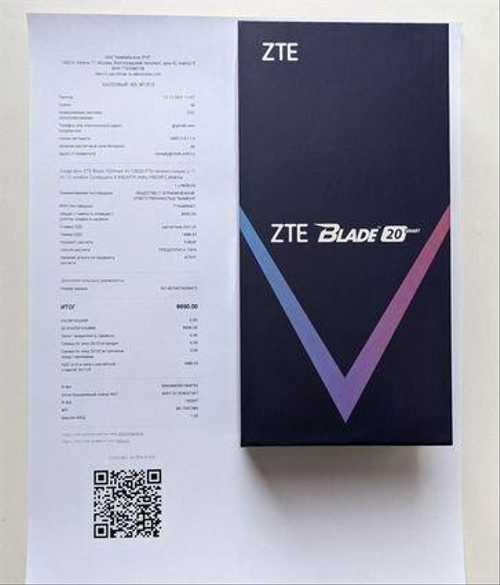 Новый (пломба/чек) ZTE Blade 20 Smart 4/128гб NFC