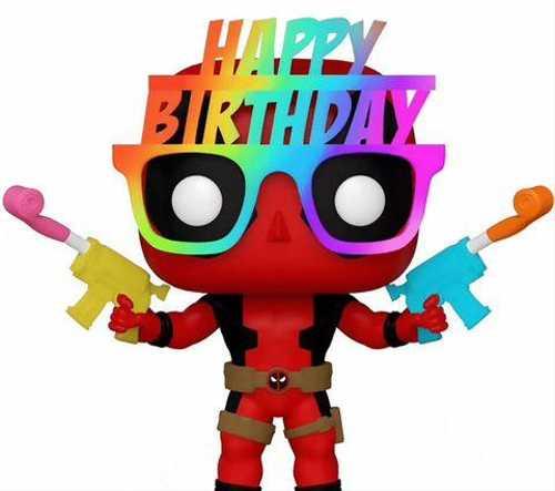 Фигурка Funko Deadpool 30th Anniversary Birthday Glasses Deadpool (Exc)