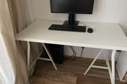 Письменный стол IKEA белый (120x60 см)