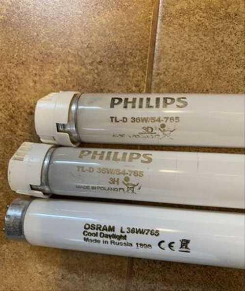 Лампа люминесцентная philips TL-D 36W/54-765,120см