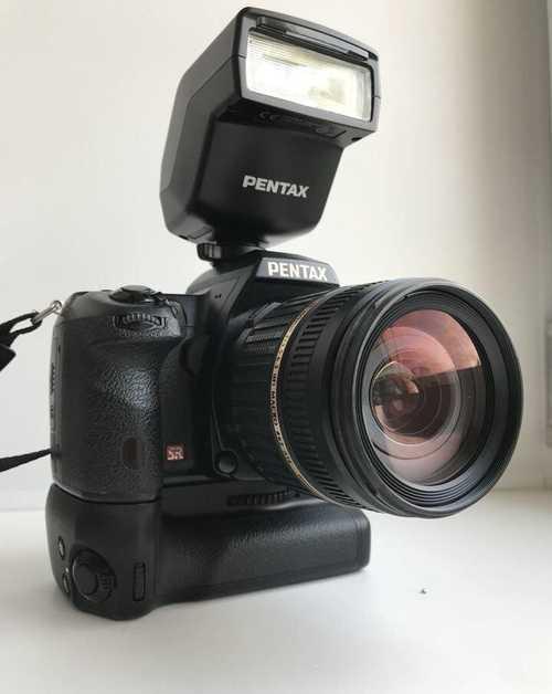 Зеркалка Pentax K-7, 3 объектива, аксессуары