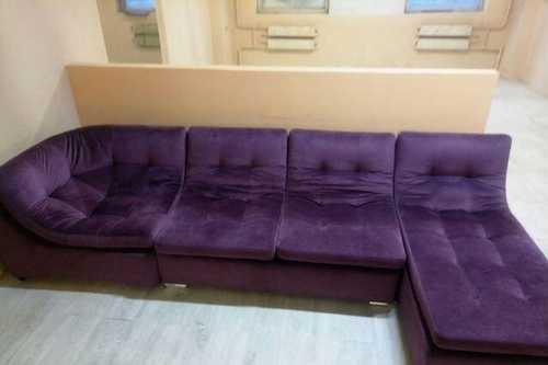 Модульный диван со спальным местом