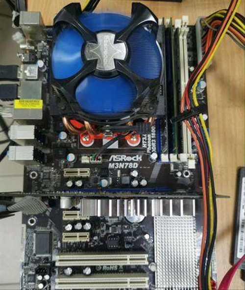 Связка AM3 Asus M3N78D Phenom II X6 1075t