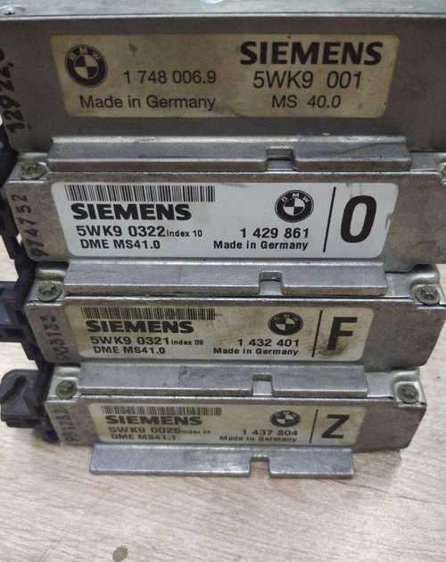 Эбу двигателя м50/52 Siemens bmw