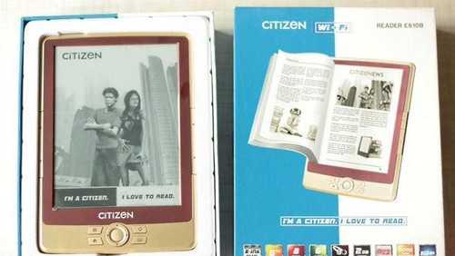 Электронная книга Citizen E610B Е-Инк. Новая