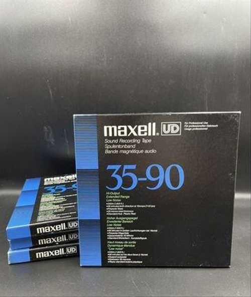 Катушка бу Maxell UD 35-90 (N) (550м) синяя