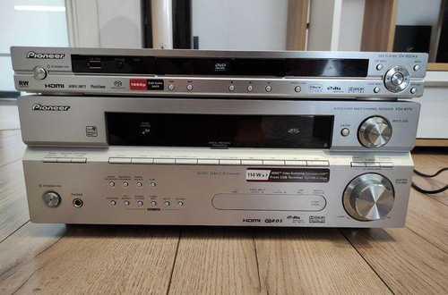 Av ресивер pioneer vsx-917v + DVD pioneer DV-600av