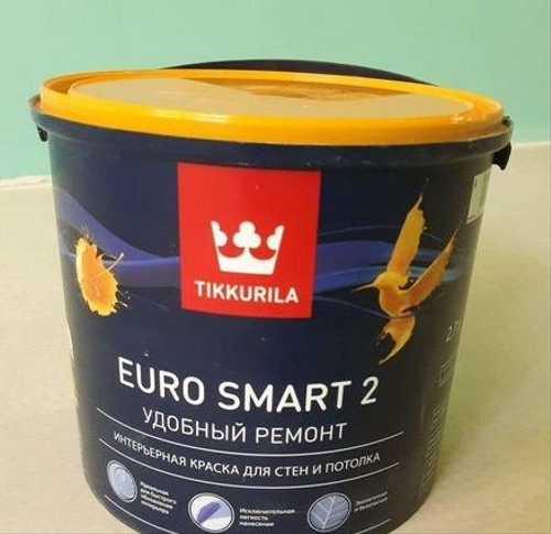 Краска Tikkurila Euro Smart-2 цвет белый