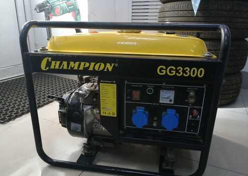 Бензиновый генератор champion GG3300