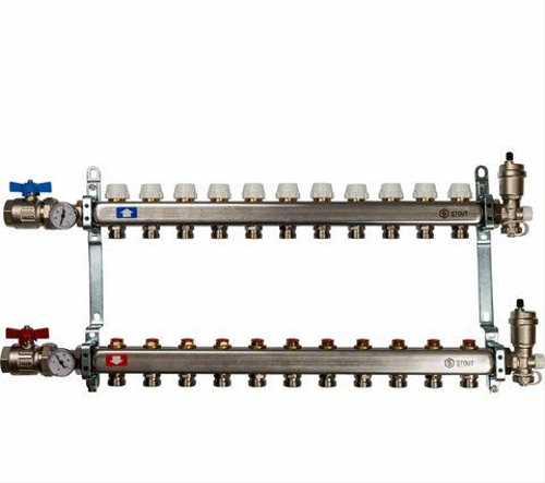 Коллекторы в сборе без расходомеров Stout от 2-11