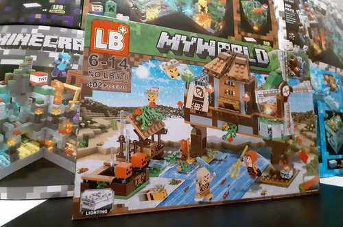 Конструктор lego аналог Mineсraft LB318 402 детали