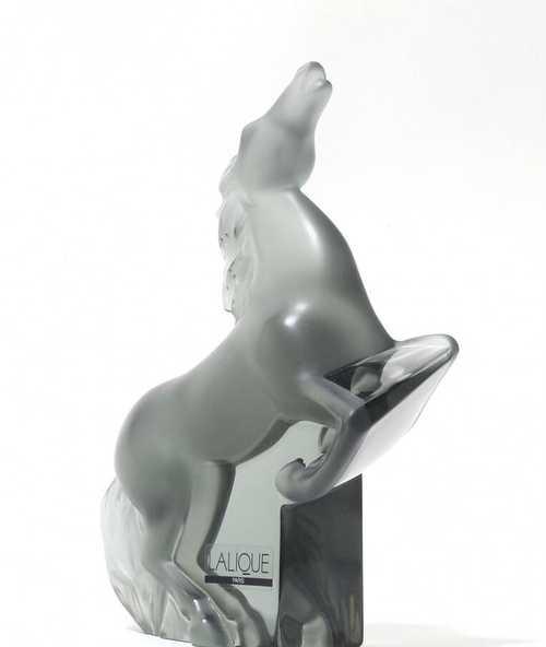 Статуэтка коня из художественного стекла, Lalique