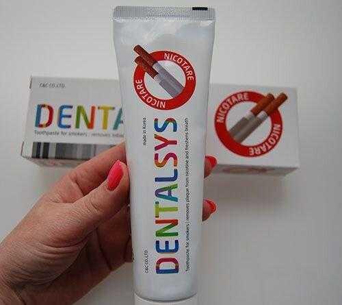 Зубная паста KeraSys Dentalsys Nicotar для курящих