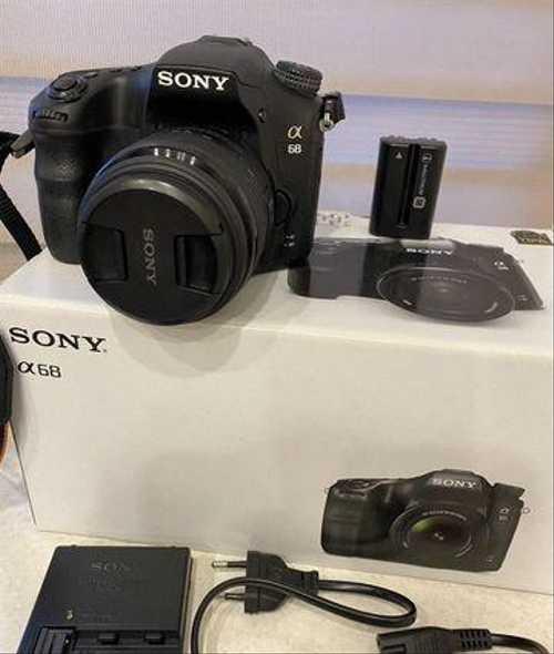 Зеркальный фотоаппарат sony A 68