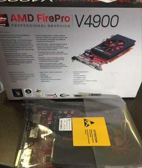 Видеокарта AMD FirePro V4900 1G gddr5 PCI - E DUA