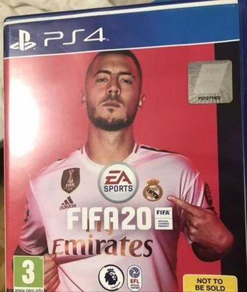 Fifa 20 диск с коробкой