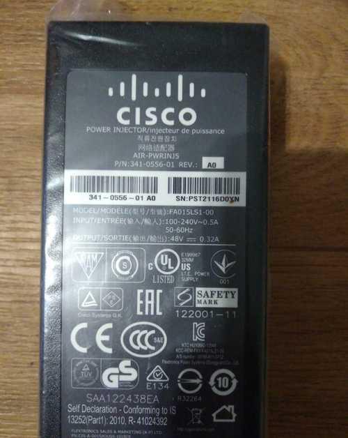 PoE инжектор Cisco для питания WiFi точек