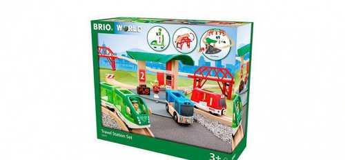 33627 brio Набор железной дороги с автовокзалом и