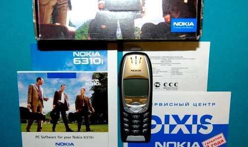 Nokia 6310i Black/Gold Новый Оригинал (Ростест)