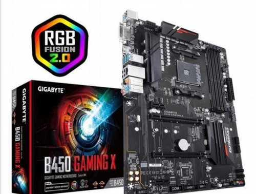 Gigabyte B450 Gaming X (новая)
