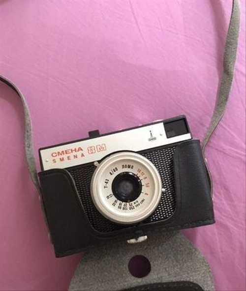 Советский пленочный фотоаппарат Смена 8м