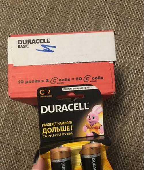 Батарейки Duracell C2 LR14