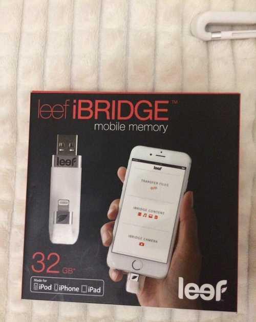 Leef ibridge 32 gb флешка для iPhone