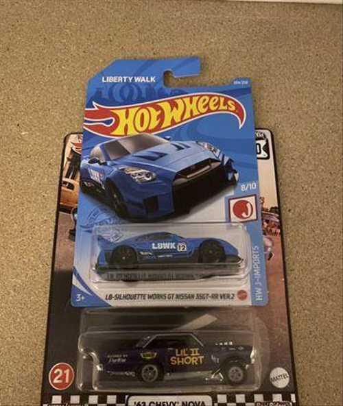 Hot wheels gtr35 + chevy nova
